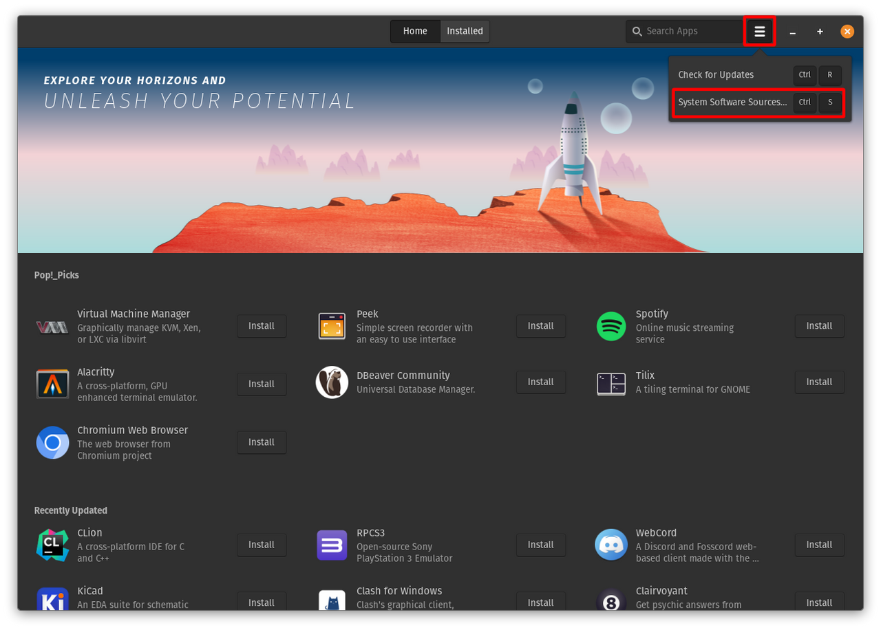 Manage Repositories (Pop!_OS) - System76 Support
