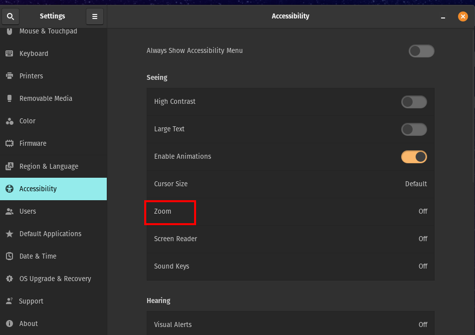 Zoom-in or Enlarge Desktop - System76 Support