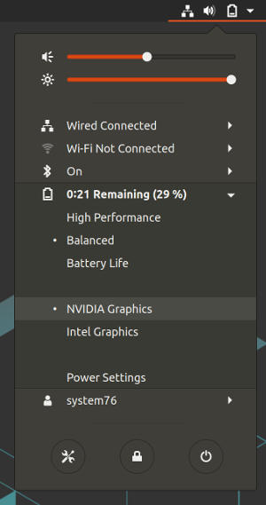 Graphics Switching (Ubuntu) - System76 Support
