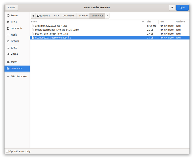 Creating Virtual Machines in Linux - System76 Support