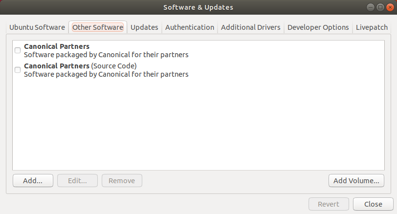 Manage Repositories (Ubuntu) - System76 Support