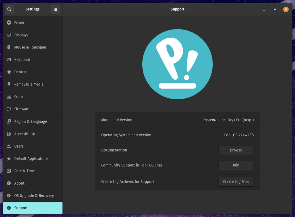 Creating Log Files - System76 Support