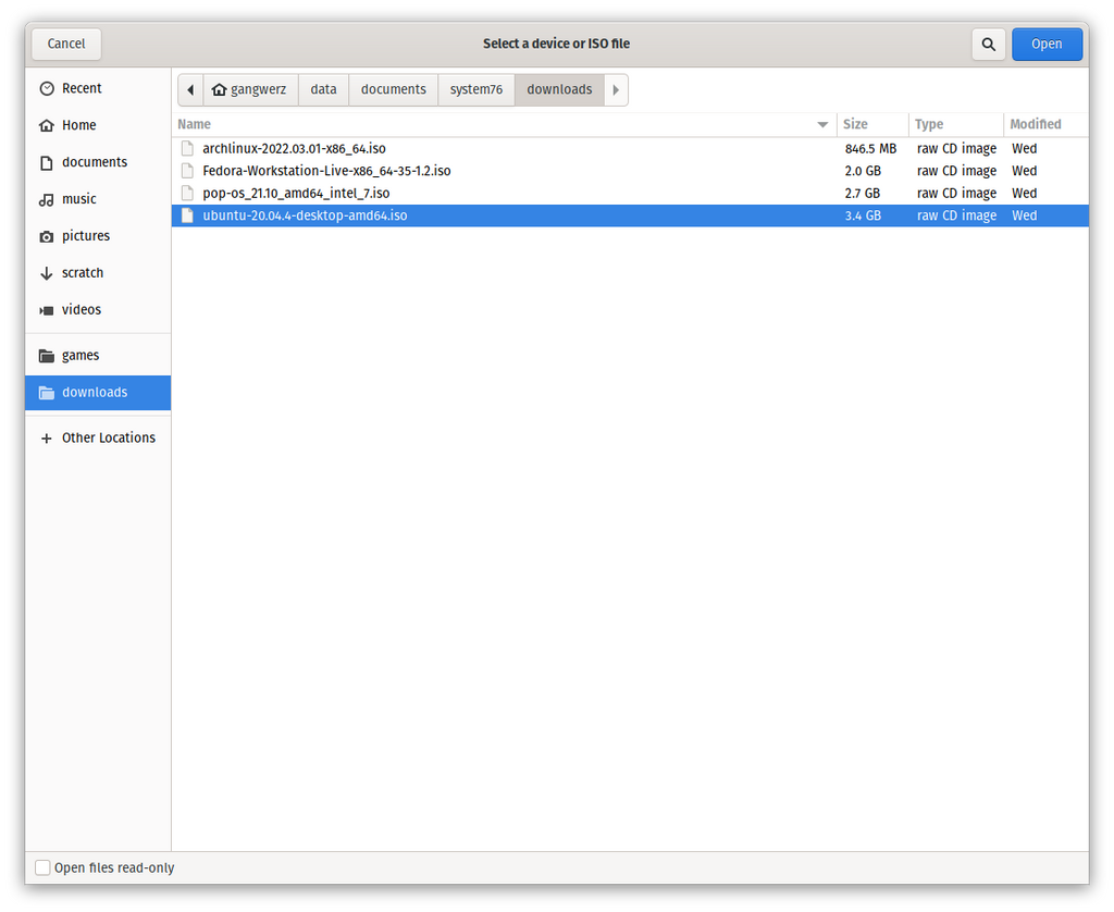 Creating Virtual Machines in Linux - System76 Support