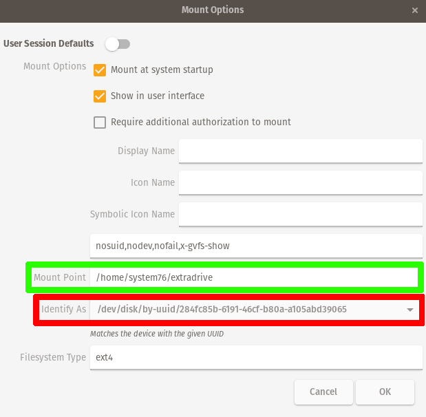 Auto-Mount Second Hard Drive(s) - System76 Support