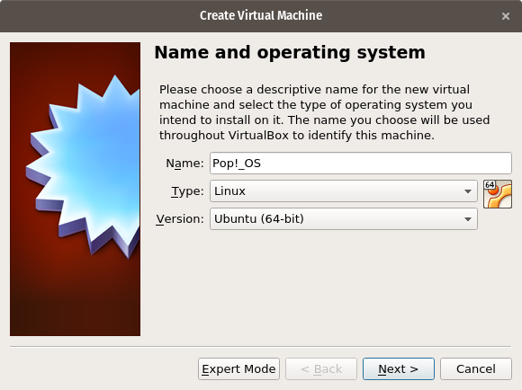Install Pop!_OS in VirtualBox - System76 Support